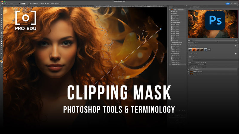 Máscaras de recorte en Photoshop: control de capas creativas