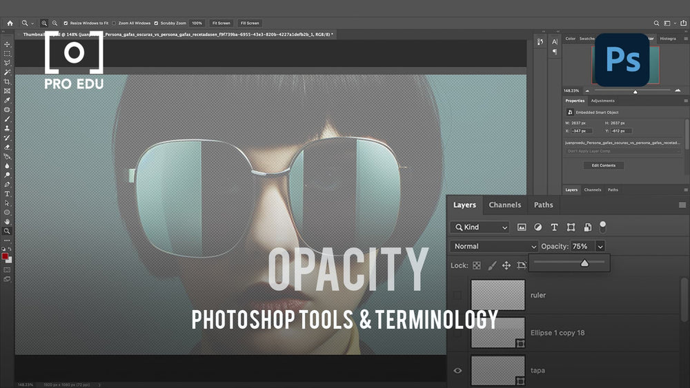 Opacity in Photoshop: Transparency Mastery