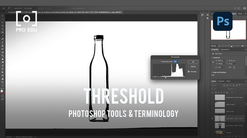 Threshold in Photoshop: Striking Black & White