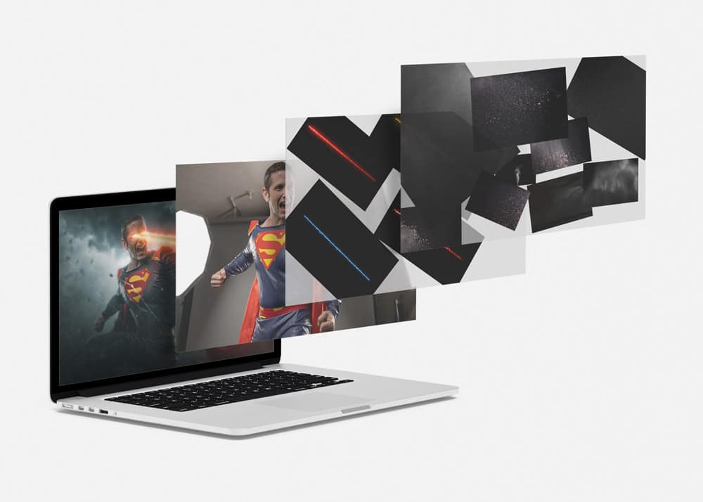 Photoshop Overlays For Photographers | Super Hero Edition PRO EDU