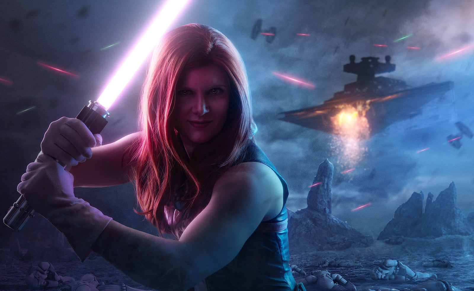 High Quality Photoshop Light Saber & Energy FX Overlays - PRO EDU
