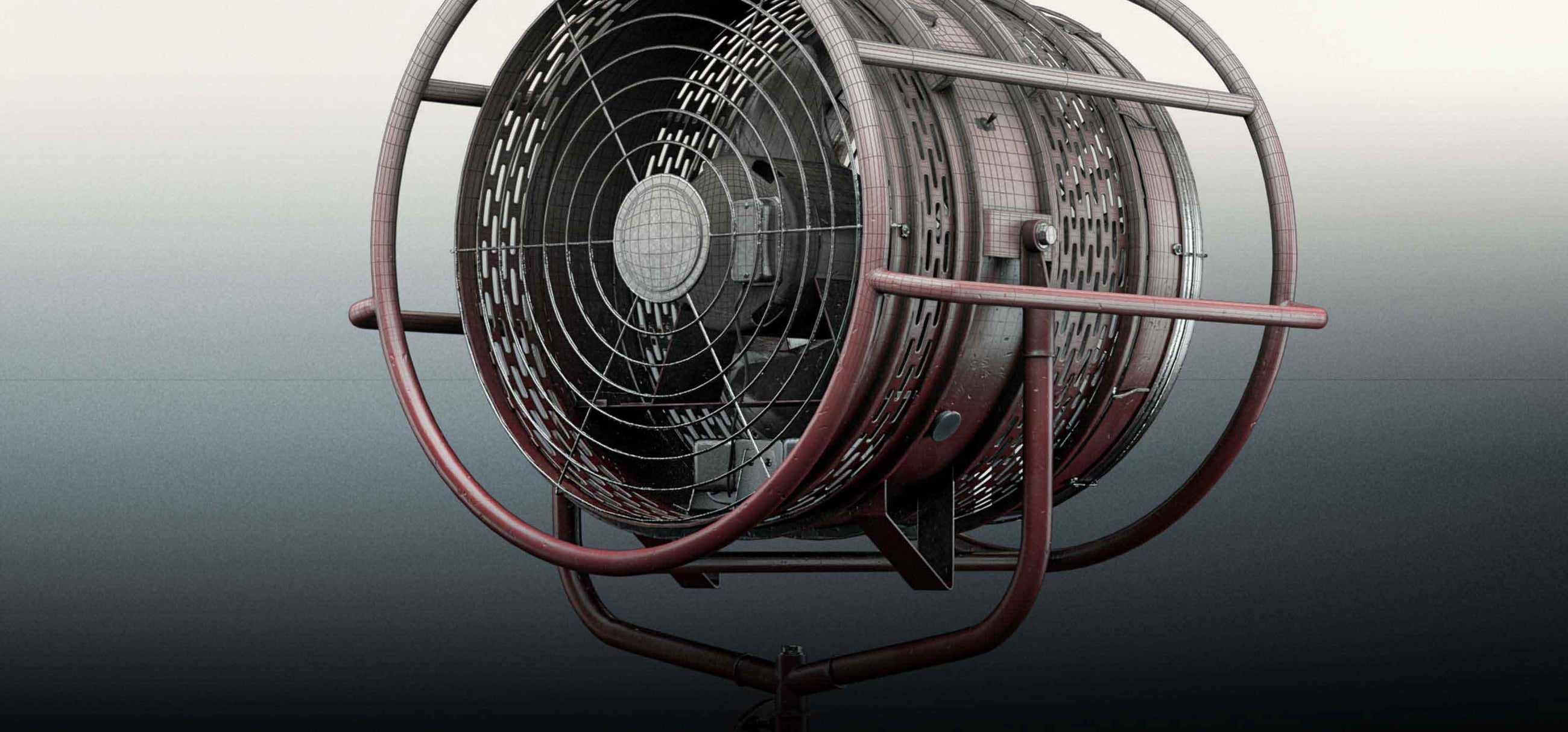Mole Richardson Wind Machine Model Photoshop | C4D FBX OBJ - PRO EDU