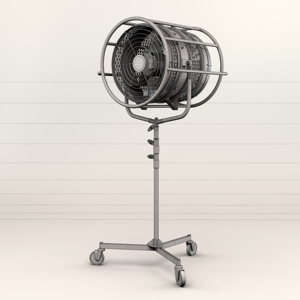 Mole Richardson Wind Machine Model Photoshop | C4D FBX OBJ - PRO EDU
