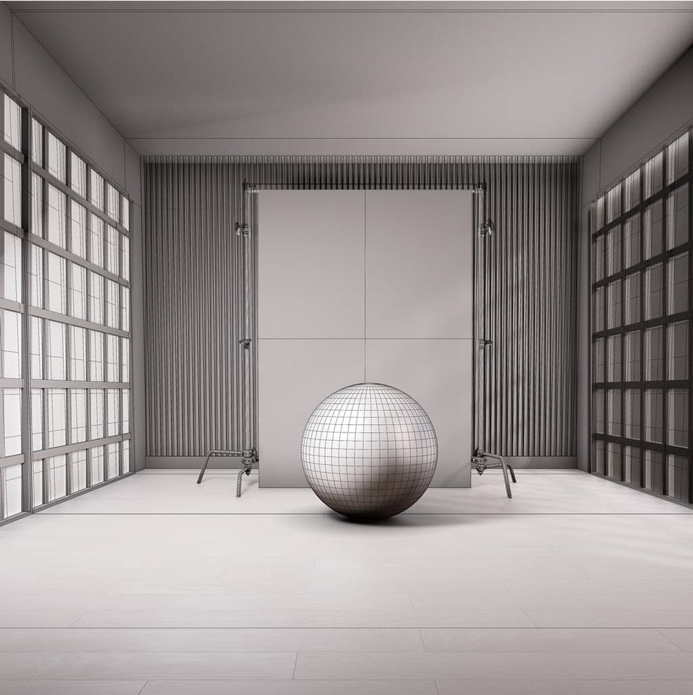 Virtual Photo Studio 3D Model Photoshop | C4D FBX OBJ CGI - PRO EDU