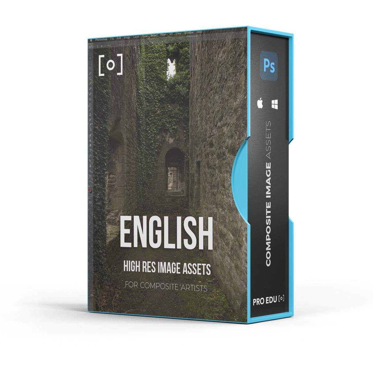 Composite Stock Asset English Abbey Pack 4 Photoshop Stock - PRO EDU