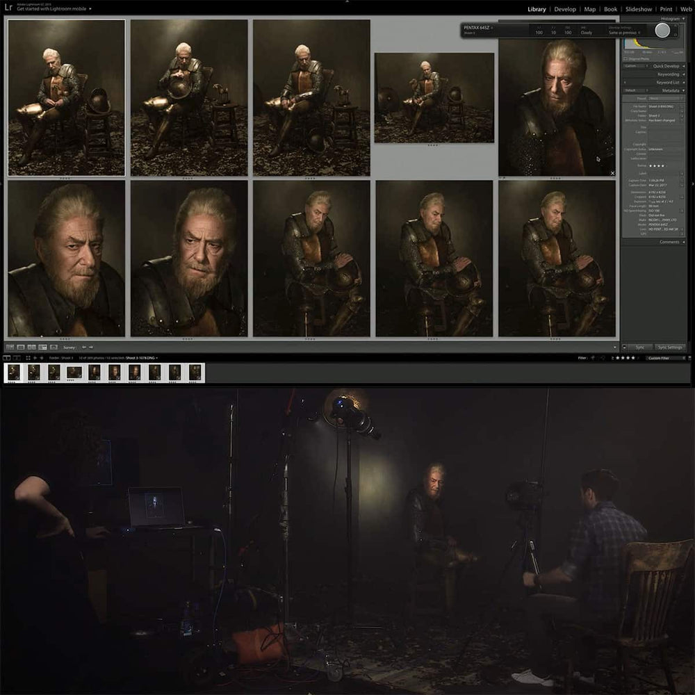 DRAMATIC PORTRAITURE LIGHTING STYLING & RETOUCHING